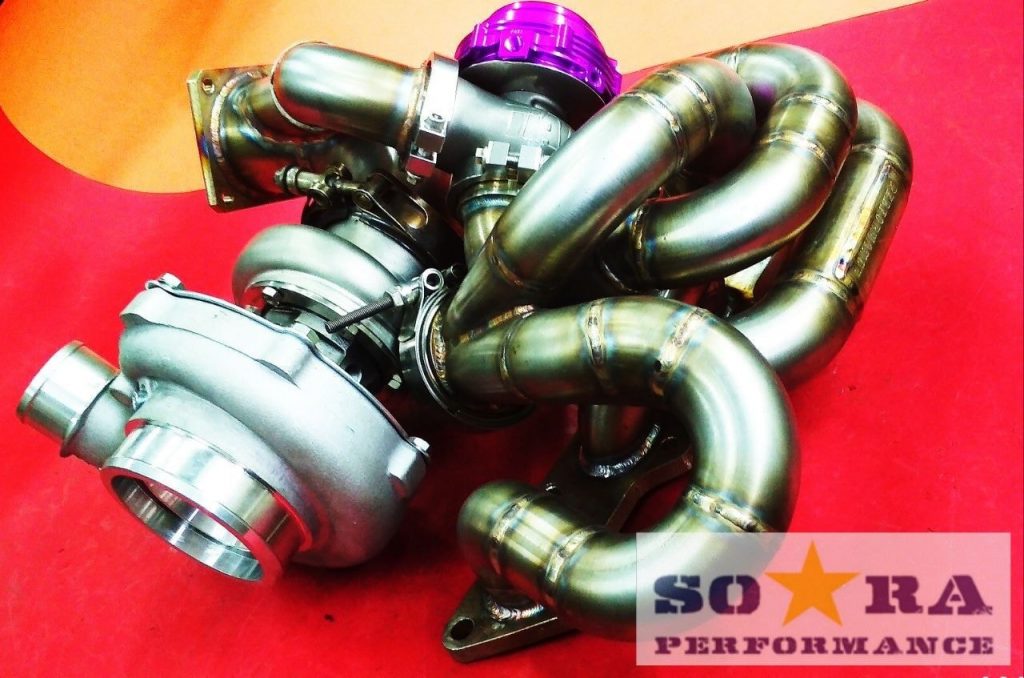 evo9 external WG turbo kit (6) – Soara Performance