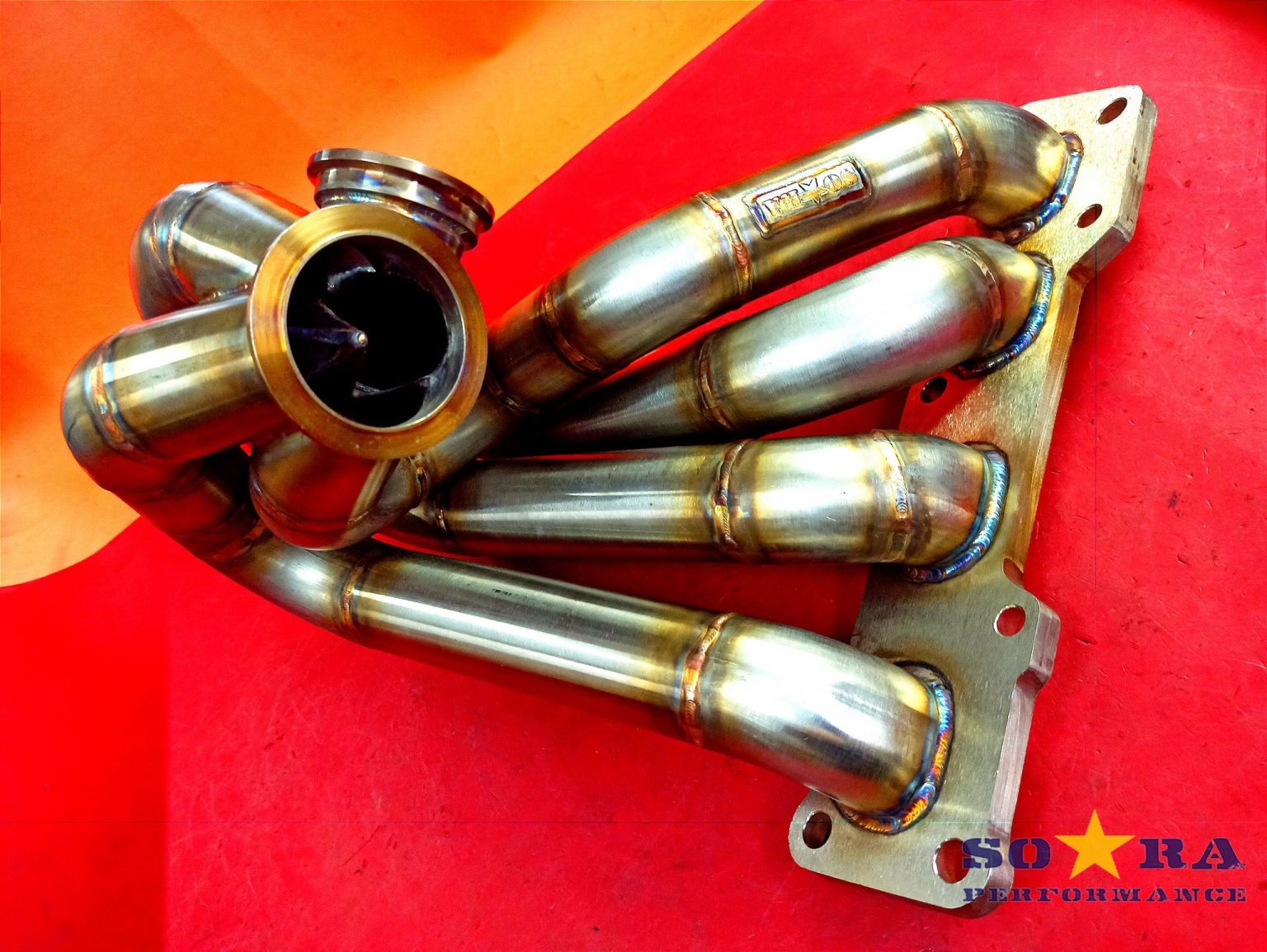 Toyota Mr2 3sgte gen3 gt25 vband header – Soara Performance